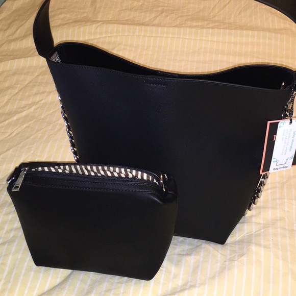 Diophy | Bags | 2 In Chain Link Bucket Crossbody Bag | Poshmark